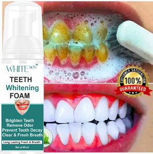 white bon 2 in 1 Teeth Whitening Mousse Foam To Deeply Cleaning Gums ...