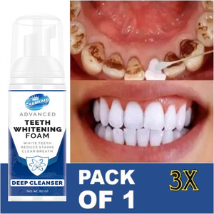 INDO CHALLENGE Teeth Foam Deep Cleaning Teeth Whitening Oral Care Tooth ...