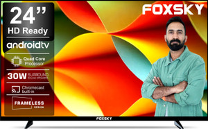 Foxsky 60 cm (24 inch) HD Ready LED Smart Android TV 2025 Edition ...