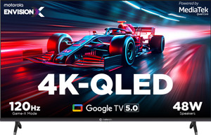 MOTOROLA 109 cm (43 inch) QLED Ultra HD (4K) Smart Google TV 2025 ...