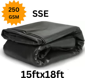 SSE (15Ftx18Ft) Cable Tarpaulin Sheet Plastic Cover for Truck, Roof ...