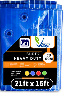 Vinex 21ft X 15ft, 90GSM | Multilayer Water Proof Tirpal sheet ...