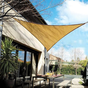 hos SHADE NET TRIANGEL 10X10X10 Tent - For For UV RESISTANT WITH 90% ...