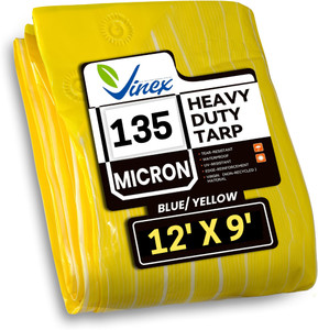Vinex 12ft X 9ft, 135 Microns | Water Proof Tarpaulin Sheet | Trusted ...