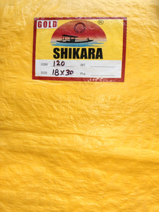 TrishulMarketingA Trishul Shikara Laminated Yellow Size 30 x 18 Feet ...