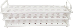 LISAMED Test Tube Stand (3 Tier) 20mm x 20 Holes Plastic Test Tube Rack ...