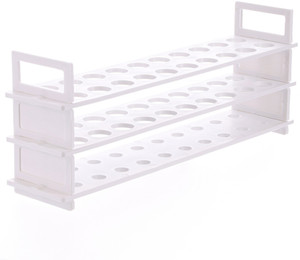 labcare plastic Test tube stand 3 TIER: 16mm × 31 Holes Plastic Test ...