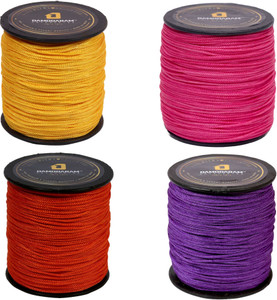 DAMODARAM 2mm Nylon Macrame Thread For Art Craft & DIY Projects (Each ...