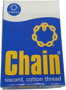 Coats Madura Coats Sixcord Chain Cotton Sewing Thread (White) , Box of ...
