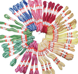 Shuttle Embroidery Thread Dual Shade J7777 Thread Price in India - Buy ...