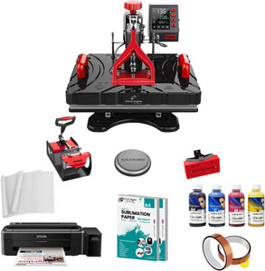 Print Digits Heavy Duty Teflon Coated 5 in 1 Combo machine full setup ...