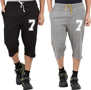 Diwazzo Graphic Print Men Three Fourths - Buy Diwazzo Graphic Print Men ...