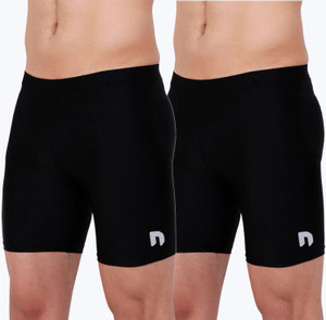 MEN TIGHTY Solid Men Black Tights - Buy MEN TIGHTY Solid Men Black ...