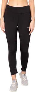 HUMMEL Solid Women Black Tights - Buy HUMMEL Solid Women Black Tights ...