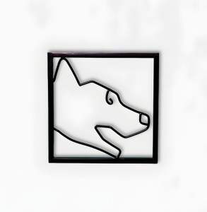 insignia decor Puppy metal wall art 3D For Home & hotel decoration ...