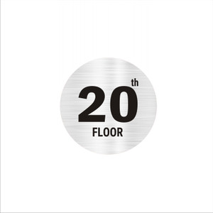 Mindcraftz 20th Floor Sign board Small Size Sign Price in India - Buy ...