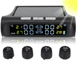 XPR3SS Smart Tyre Pressure Gauge TPMS Solar Car Tire Pressure ...