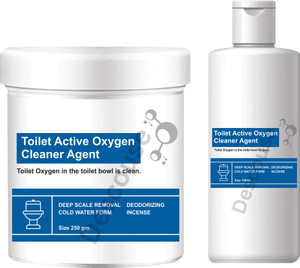 Descouse Toilet Active Oxygen cleaner Powder(250Gm) with cleaning ...
