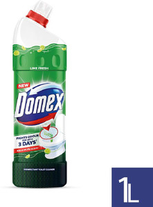 Domex Fresh Guard Disinfectant, Lime Fresh Lemon Liquid Toilet Cleaner ...