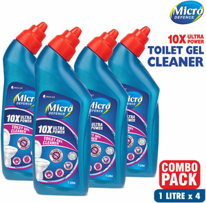 MicroDefence Toilet Cleaner Extra Thick Gel|Kill 99.9% Germ|Remove Lime ...