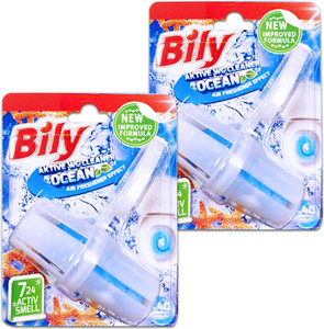 BILY Classic Active - Solid Toilet Rim Blocks Ocean Air Freshener ...