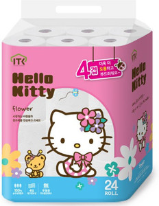 ITC HELLO KITTY ROLL TISSUE 4PLY KOREAN PREMIUM TISSUE Toilet Paper ...