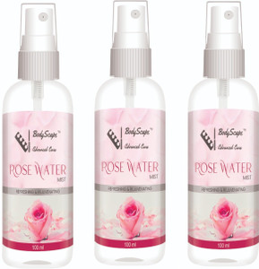 Bodyscape Rose Water Mist -Refreshing & Rejuvenating (100ml X 3) Men ...