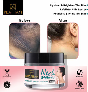 Pratham Neck Back Whitening Cream | Removes Fine Lines & Tanning ...