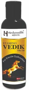 Herbovedik Size Strong Performance Ayurvedic Tilla Oil Price in India ...