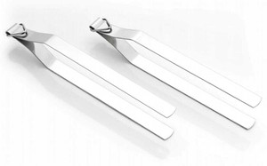 HOMLASA Stainless Steel Multipurpose Roti Cooking & Serving Tong Chimta ...