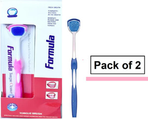 Formula Tongue Cleaner Pack Of 2 Soft Toothbrush - Buy Baby Care ...