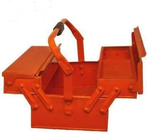 ARC 3 Compartment metal tool box Tool Box with Tray (multi) Tool Box ...