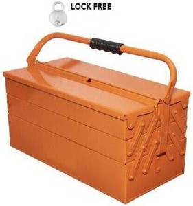 Solitaire HighGrade Free Lock Metal Tool Box 5 Compartments 4 Trays ...