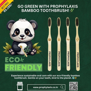 Prophylaxis Bamboo Toothbrush Medium Toothbrush - Buy Baby Care ...