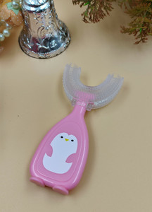 Paper Bear yPink Manual Toothbrush 360° Oral Teeth Cleaning Tools Extra ...