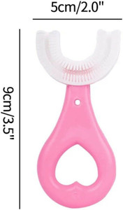 smilykid Suitable Toothbrush Silicone U-Shape Brush Tooth Brush for 2-9 ...