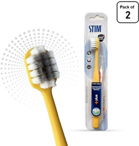 STIM Plus Toothbrush | Ultra-Dense Soft Bristles | Max Plaque Removal ...