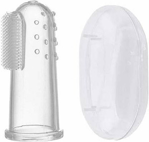 Parhat NEW Silicon Baby Finger Toothbrush , Baby Finger Brush Tongue ...