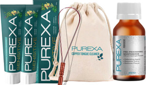 PUREXA Hydrogen peroxide Mouthwash |Copper Tongue Cleaner |Sensitivity ...