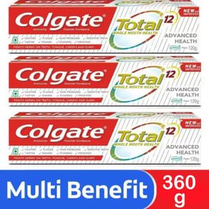 Colgate Total Advance Health (120gx3)~Pack of 3 ,360g Toothpaste - Buy ...