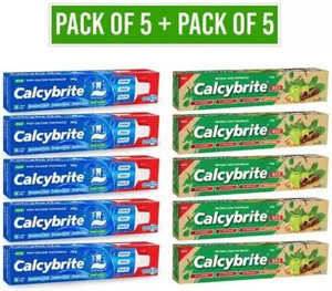 calcybrite RED Natural Care + High Calcium Toothpaste For Family Pack ...