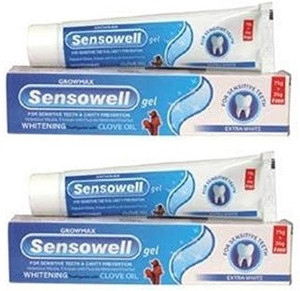 Growmax Sensowell For Sensetive Teeth & Cavity Prevantion Toothpaste ...