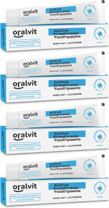 Oralvit Active Freshness Toothpaste with Nano-HAP & Lactoferrin ...