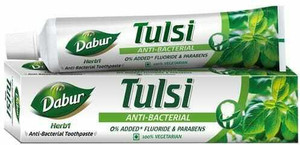Dabur Tulsi anti-bacterial toothpaste Toothpaste - Buy Baby Care ...