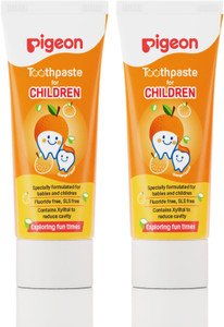 Pigeon TOOTHPASTE FOR CHILDREN ORANGE 45GM-PACK OF 2 Toothpaste - Buy ...