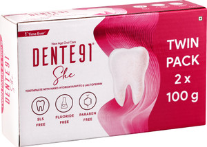 DENTE91 Toothpaste for Women, With Folic Acid & Vitamins B6, E & D3 ...