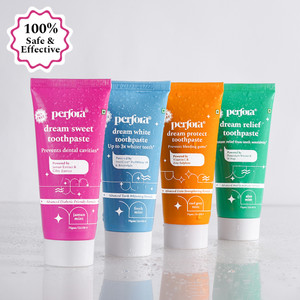 Perfora Dream Range- Pack (75 g x 4) | SLS & Fluoride Free Toothpaste ...
