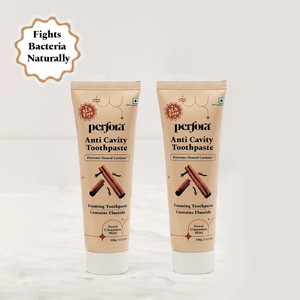 Perfora Anti Cavity Toothpaste 100 X 2- Sweet Cinnamon Mint, SLS ...