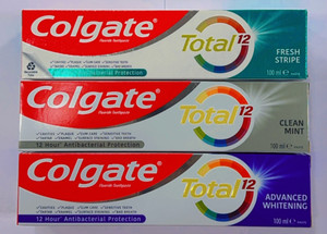 Colgate TOTAL 12 MULTI PACK 100 GM X 3 PIC IMPORTED Toothpaste - Buy ...