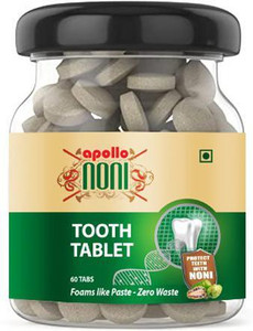 Apollo Noni Herbal Tooth Tablets Noni Toothpaste Tabs Travel Friendly ...